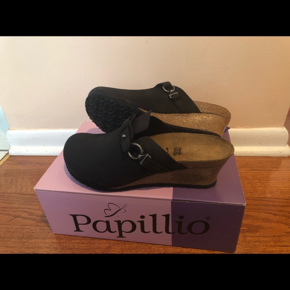 Birkenstock | Shoes | Birkenstock Dana Black Oiled Leather Clogs New ...